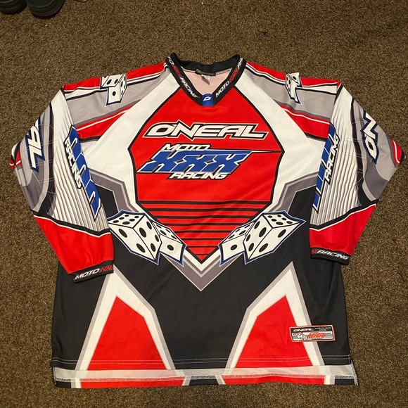 Shirts | Oneal Racing Jersey Moto Xxx Racing Size Xxl Red Black White ...